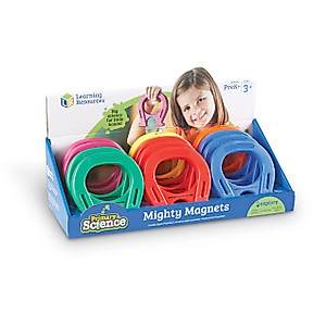 Learning Resources Horseshoe-Shaped Magnets, Set of 12
