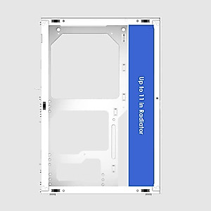 SSUPD Meshlicious Mini-ITX Small Form Factor (SFF) Case - Full Mesh Side Panel with PCIe Riser Cable - Tool-Free and Easy Accessibility (PCIE 4.0 Riser Cable, White)