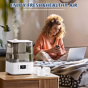 16-Pack Top Fill Humidifier Replacement Filters for LEVOIT Classic160, Dual150, Dual200S, Classic300(S), LV600S, OasisMist450S, Superior 6000S Humidifiers