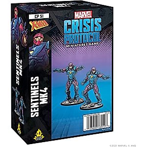 Marvel: Crisis Protocol Sentinel MK IV Character Pack - A Relentless Mutant-Hunting Machine! Tabletop Superhero Game, Ages 14+, 2 Players, 90 Minute Playtime, Made by Atomic Mass Games