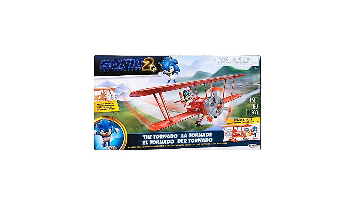 Sonic the Hedgehog 2 Tornado Playset - Exclusive Figures
