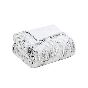 Madison Park Sachi Throw, Grey