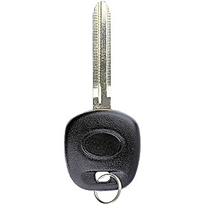KeylessOption Replacement Uncut Ignition Chipped Key Transponder Blank for Toyota Dot Chip
