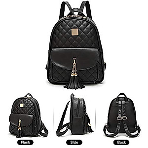 IHAYNER Women’s Backpack 3-pieces Fashion PU Leather Simple Design Bags Travel Backpack for Women