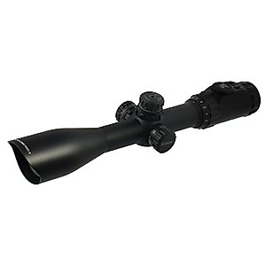 UTG 3-12x44 AO SWAT Accushot Rifle Scope, EZ-TAP, Illuminated Mil-Dot Reticle, 1/4 MOA, 30mm Tube, See-Thru Weaver Rings