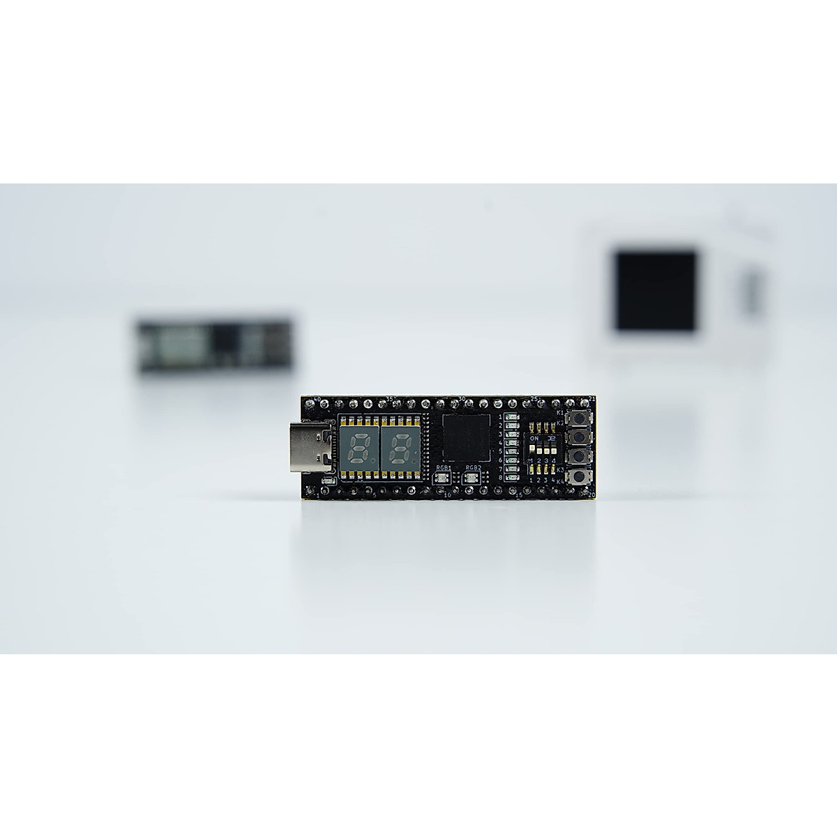 STEPFPGA, a Lattice Based Mini Board with Interactive Components and Extension GPIOs – WebIDE Supported Across All OS Platforms – Ideal for FPGA Learning and Digital Circuits Experiments