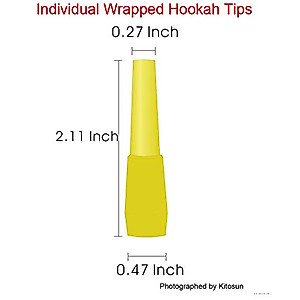 100 Pieces Hookah Tips Disposable Vape Shisha Tips Hookah Mouth Tips Accesorios Individual Wrapped Mixed Colors Mouth Piece Female Hookahs Bong Flavor Tips Hooka Accessories