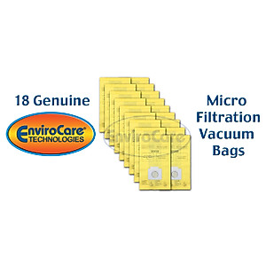 EnviroCare Replacement Micro Filtration Vacuum Cleaner Dust Bags Designed to Fit Kenmore Canister Type C or Q 50555, 50558, 50557 and Panasonic Type C-5 18 pack