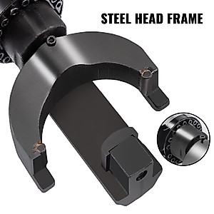 VEVOR Electric Hydraulic Rebar Bender, 1.2KW 0.9inch 22mm Hand Held Rebar Bender 110V Portable Electric Rebar Bender, within 5s