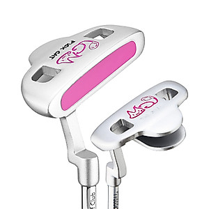 Junior Complete Golf Club Set 20 Piece Right Hand for Girls Kids Children, Includes Oversize Driver, 5# Hybrid,7# & SW# Irons,Free Putter, Stand Bag, PU Golf Balls and Wooden Golf Tees, Right Hand