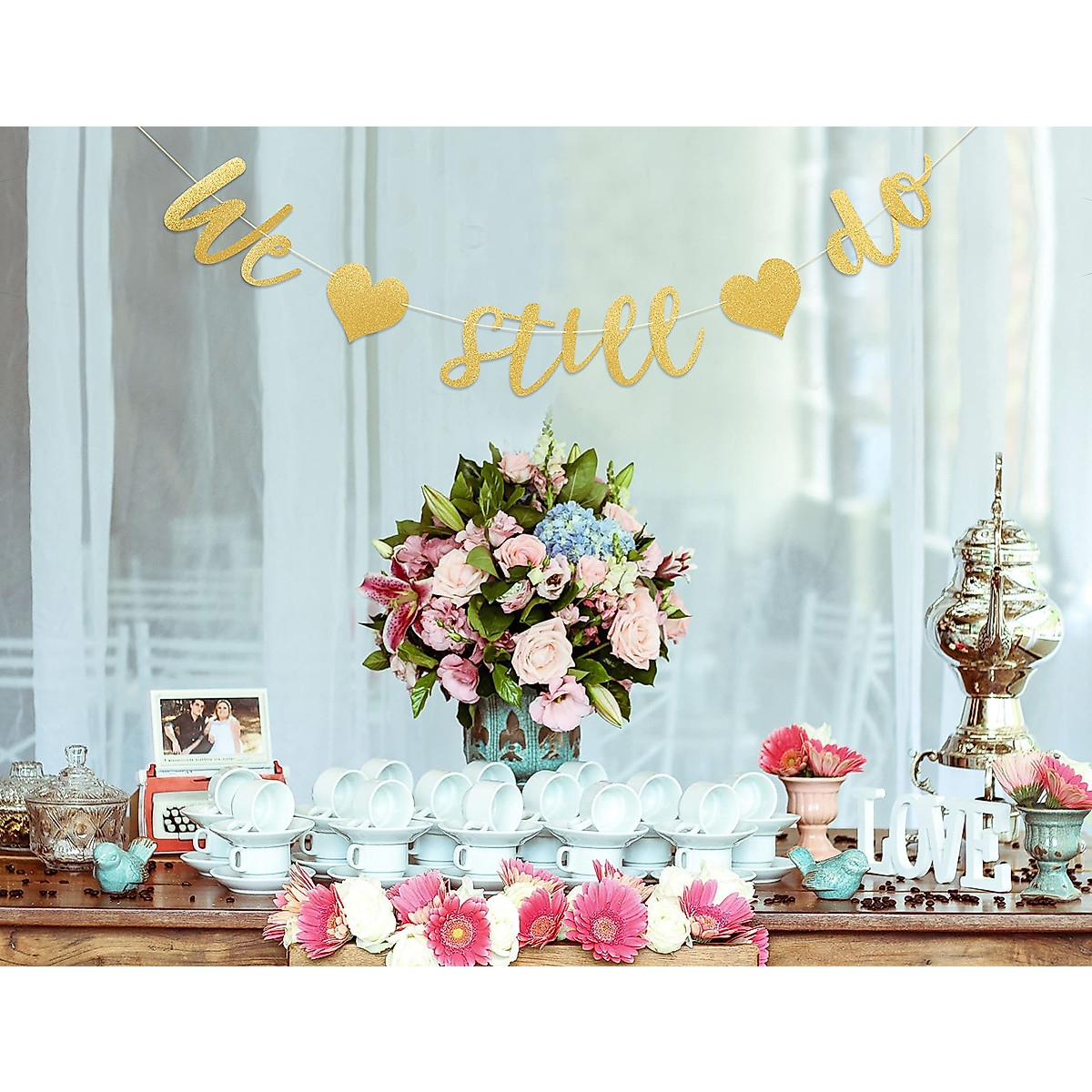 we still do banner - Bridal Shower Banner Decorations, wedding anniversary party decorations engagement banner,bride banner Party decorations