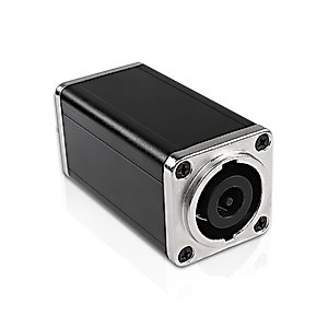 MEIRIYFA NL8MPR Speakon Coupler Connector,8Pin Speakon Female to Female Adapter Speaker Silver-Plated Plug Jack Straight Connector for NL8FC, NL8FX, NLT8X, NL8FC, NL8FX
