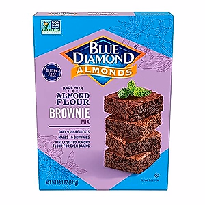 Blue Diamond Almonds Gluten-Free Almond Flour Baking Mix, Chocolate Brownie, Multicolor, 13.1 Oz