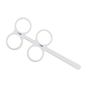 Top Brand 4 Lens Plastic Optical Flipper Ophthalmic Holder Eye Trainer occluder Optometry Equipment (Color : 2.00)
