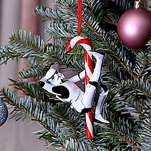 Nemesis Now Stormtrooper Candy Cane Hanging Ornament Decoration 12cm, Christmas