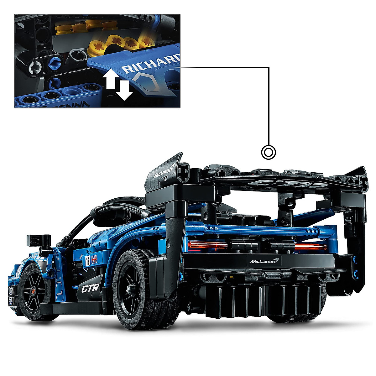 LEGO® Technic McLaren Senna GTR™ 42123 Toy Car Model Building Kit; Build and Display an Authentic McLaren Supercar