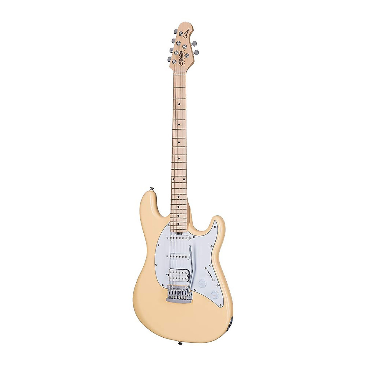 Sterling by Music Man 6 String Solid-Body Electric Guitar, Right, Vintage Cream (CT30HSS-VC-M1)