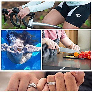 Chrome Cherry Ringo, Invisible Ring Size Adjuster for Loose Rings with 6 Sizes, Clear Ring Band Sizer Guard for Loose Jewelry, Multipack, 10 Count