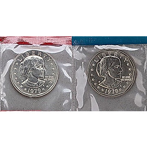 1979 Various Mint Marks P & D Susan B. Anthony SBA Gem UNC BU Dollars Original Mint Cello Collection Uncirculated