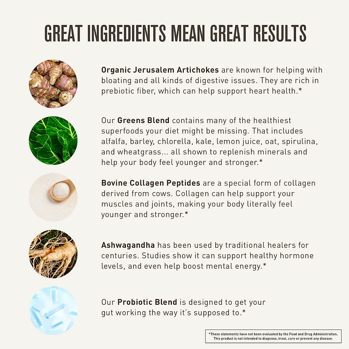 ROUNDHOUSE PROVISION Morning Kick, Greens Superfood Powder Supplement with Ashwaganda, Collagen Peptides, Probiotic Digestive Green Powder, Supports Energy Levels, 30 Servings (Strawberry Lemonade)