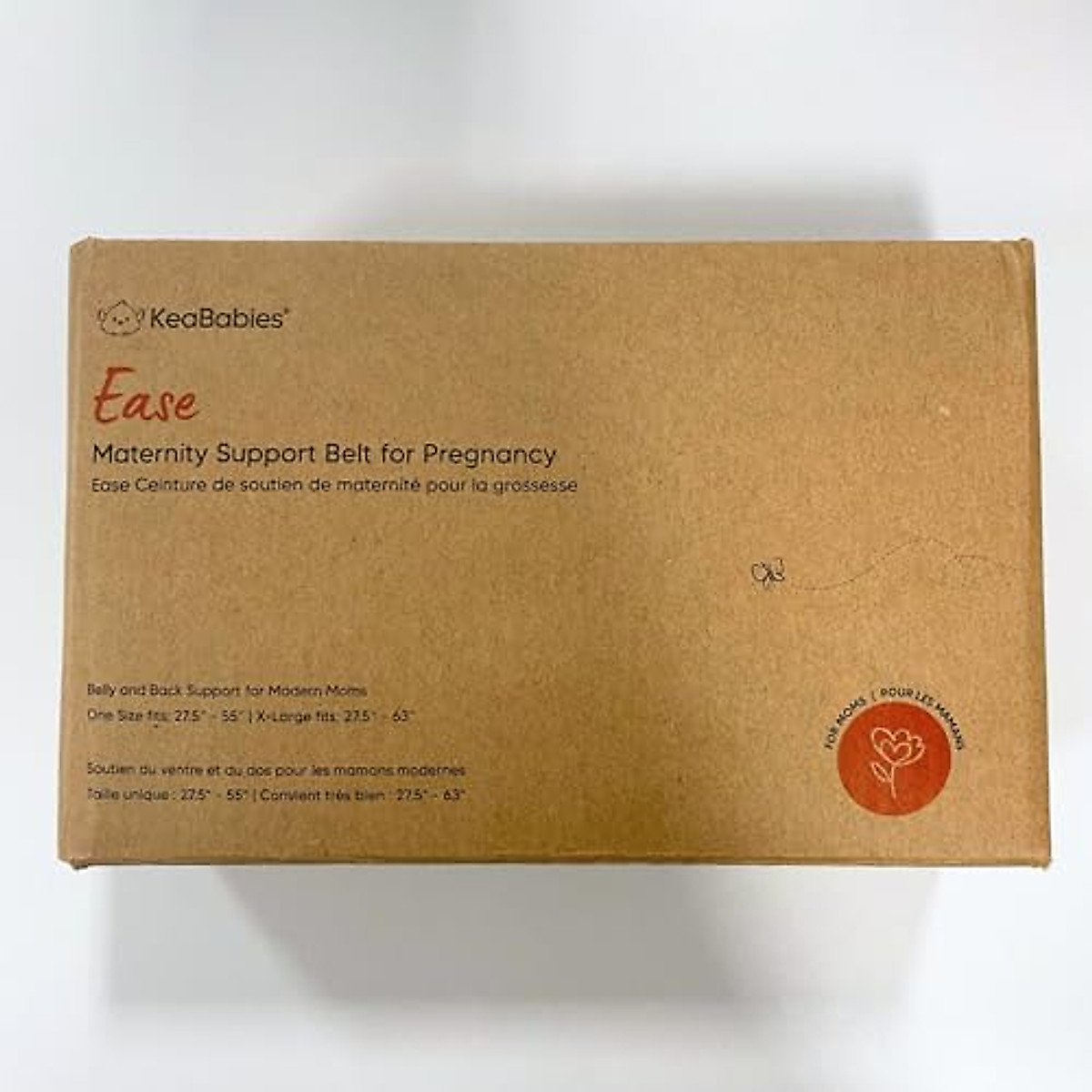 KeaBabies Maternity Belly Band - Soft & Breathable Pregnancy Belly Support Belt - Pelvic /Tummy Band Sling for Pants - Pregnancy Back Brace (Classic Ivory, M/L)