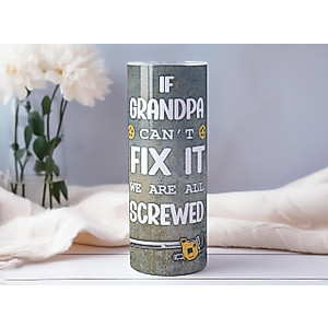 Casitika Grandpa Gifts From Grandkids. 20 Oz Grandpa Tumbler For Fathers Day. Grandfather Gift Idea For Birthday.