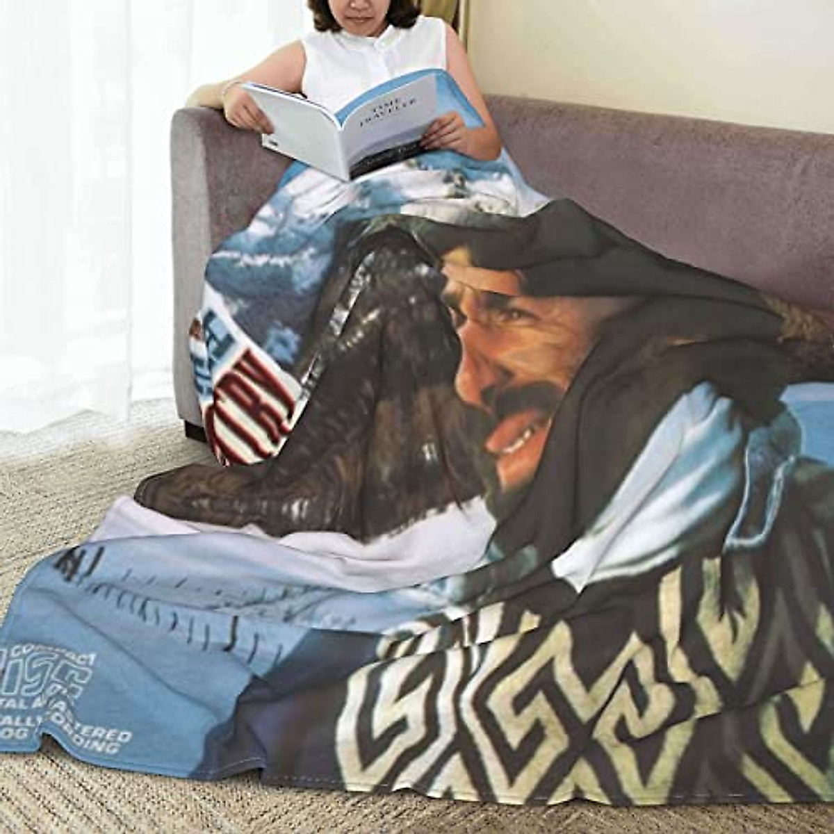 Flannel Blanket Dan Fogelberg Soft Lightweight Throw Blanket Warm Durable Sofa Couch Decor Beding 50"X40"