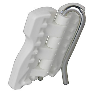 The Original Fat Ivan Fold Up Doorstop with Magnet - White
