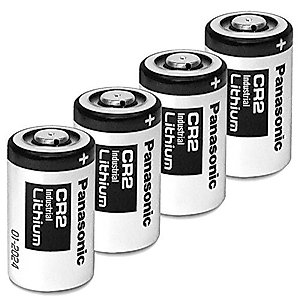 Panasonic CR2 Lithium Battery, Photo Lithium,3V Batteries for Mini 25/ Mini 50 /Mini 50S/ Mini 55 Pivi MP-100 & SP-1- Silver (Pack of 4)