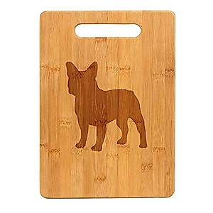 Bamboo Wood Cutting Board French Bulldog