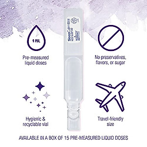 Boiron SleepCalm Kids Liquid Doses Sleep Aid for Deep, Relaxing, Restful Nighttime Sleep - Melatonin-Free and Non Habit-Forming - 15 Count (Pack of 1)