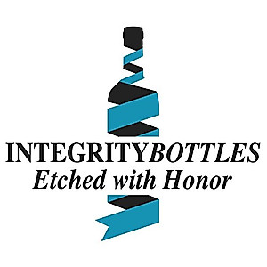 Integrity Bottles Tribal Sea Turtle Design Stemless Wine Glass, Handmade, Handblown, Hand Etched Gifts, Sand Carved, 18oz (Crackle Teal)