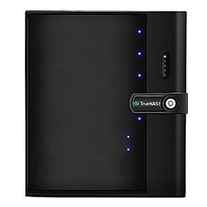 iXsystems TrueNAS Mini X+ Compact ZFS Storage Server with 5+2 Drive Bays, 32GB RAM, Eight Core CPU, Dual 10 Gigabit Network (Diskless)