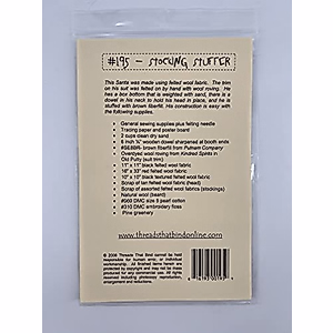 Threads that Bind Stocking Stuffer Wool Applique Doll Pattern