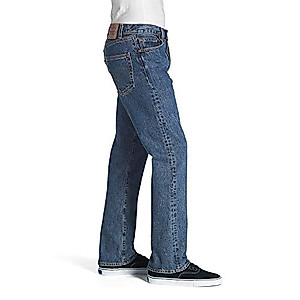 Levi's Men's 501 Original Fit Jeans (Also Available in Big & Tall), Dark Stonewash, 34W x 34L