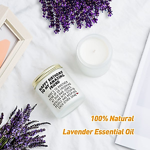 Jonico Happy Birthday Gifts for Women - Funny Best Friend Friendship Gifts for Women Friends, Birthday Gifts for Best Friend Bestie BFF Coworker Classmate Women, Lavender Candle Gifts