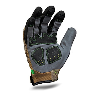Ironclad EXO Motor Impact Glove; Work Gloves, TPR Impact Protection, (1 Pair), EXO2-PIG-05-XL,Brown