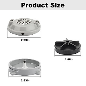 RO6G Pipeless Magnetic Jet Head Motor for Pedicure spa Chair Part Magnetic Head (4 pin) BF-004 Pedicure spa Tubs Includes Propeller and Cap