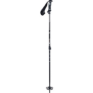 K2 Lockjaw Aluminum Ski Poles Sz 105-145cm (42-58in) Gunmetal