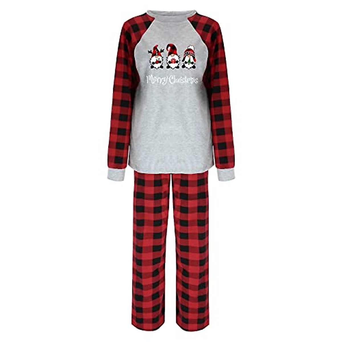 Christmas Matching Pajamas Set for Family Christmas Pjs for Family Matching Sets Family Christmas Pajamas Xmas Jammies Sleepwear(H-Grey,6 Months)