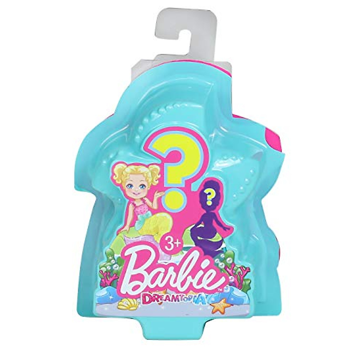 Barbie Dreamtopia Blind Pack Surprise Mermaid Dolls, 4-Inch, in Seashell, with Surprise Look, Gift for 3 to 7 Year Olds