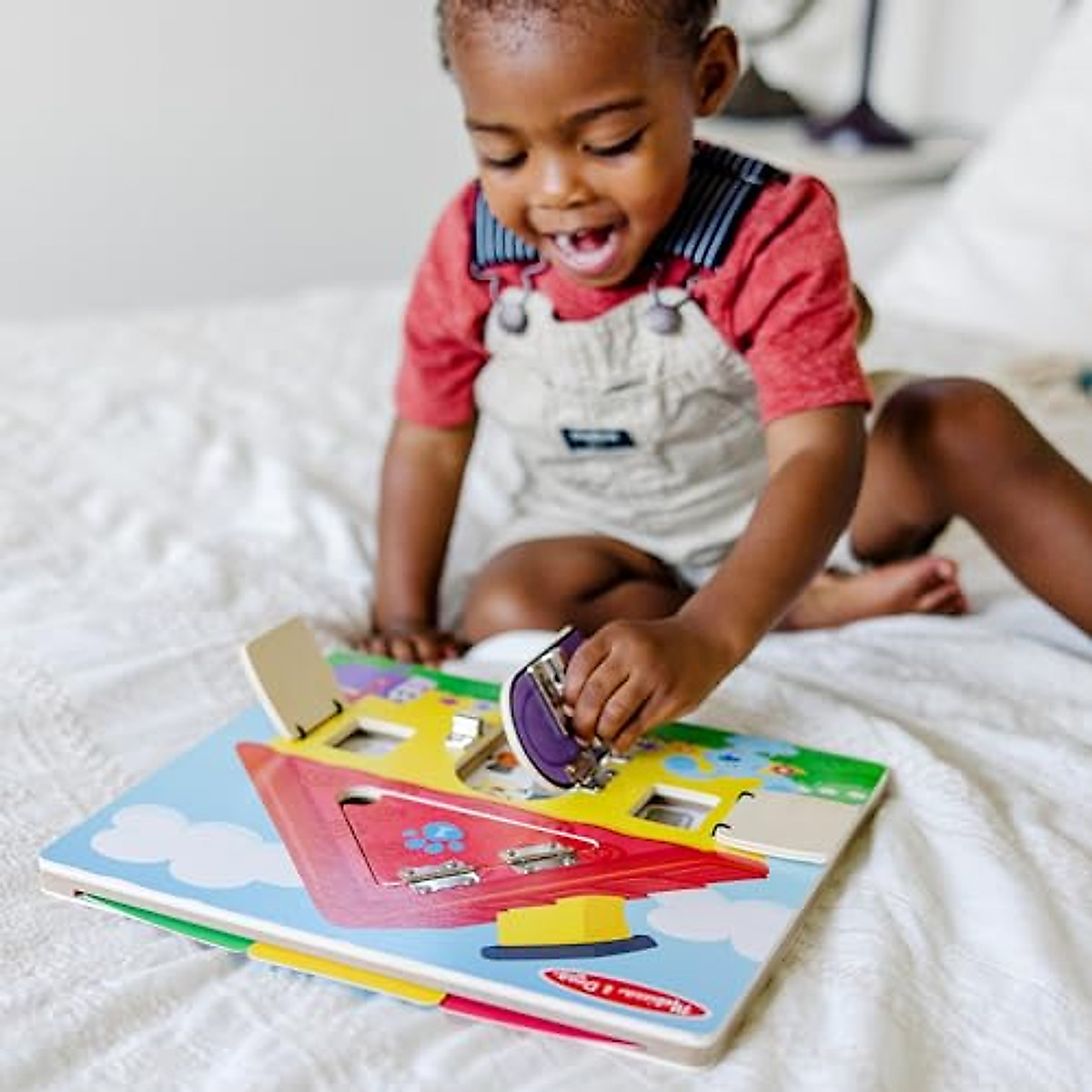 Melissa & Doug Blue’s Clues & You! Wooden Activity Board with Clue Cards - FSC Certified