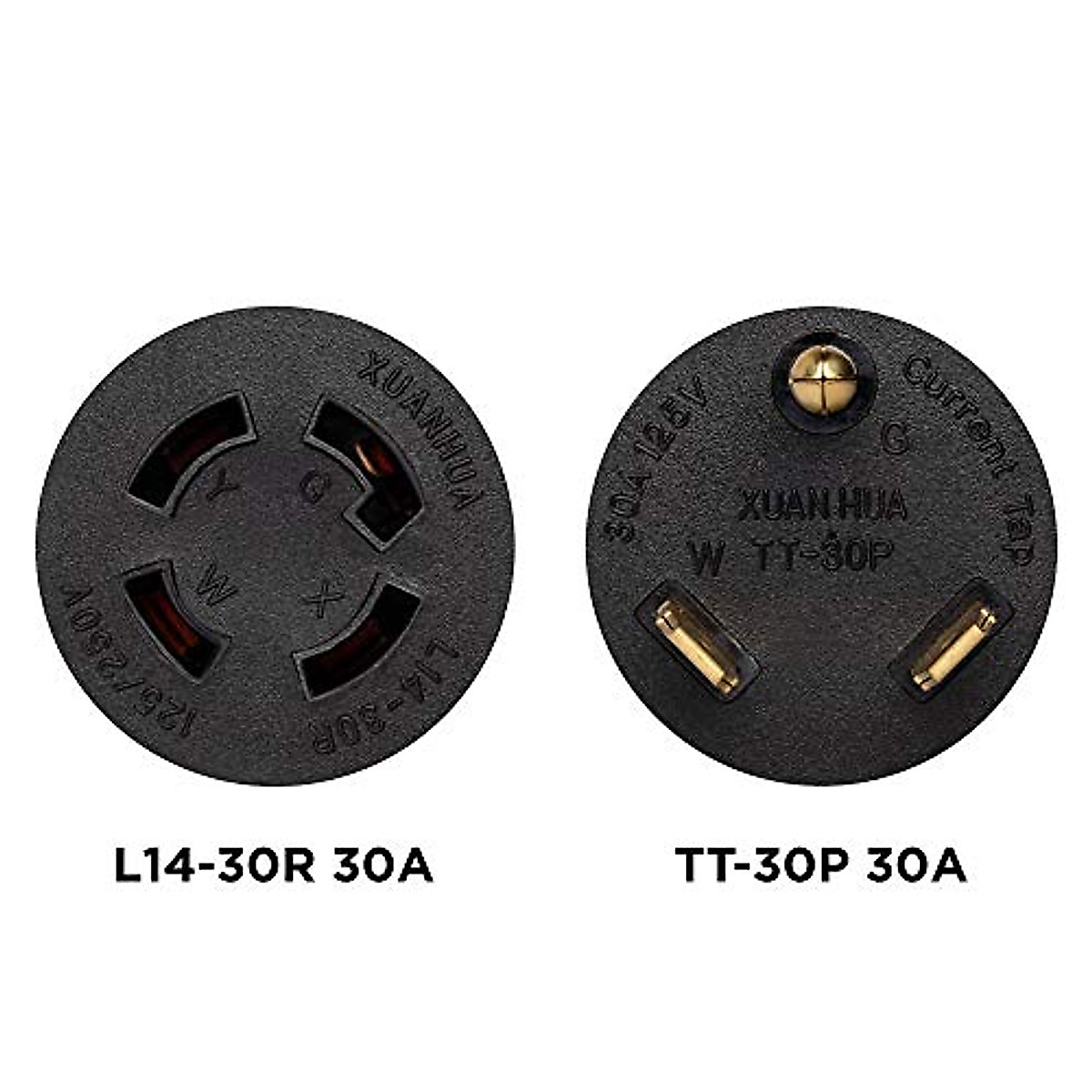 Westinghouse Outdoor Power Equipment 30132A Generator Plug Adapter, TT-30P to L14-30R