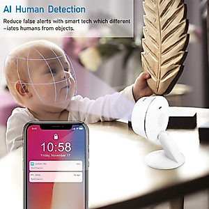 LaView Security Cameras Outdoor Video doorbell Wired with Home Security Cameras Bundle Include 32 GB SD Card Two-Way Audio, Night Vision,WiFi Home Indoor for Baby/pet,Alexa, USA Cloud Service