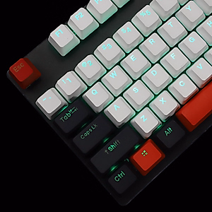 108 122 Double Shot Backlit Olivia Keycaps PBT Shine Through OEM Profile Keycap for MX Mechaniccal Keyboard 61 68 84 87 104 (P5 122)