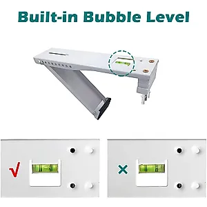 Daisypower Window Air Conditioner Bracket Heavy Duty, Sturdy Structure Supports Up to 165 lbs, Designed A/C Units 9,000 to 22,000BTU