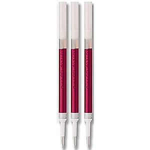 Pentel EnerGel 0.7 mm Liquid Gel Ink Pens - Pack of 5 Pink Deluxe RTX Energel Pens with 3 Refills
