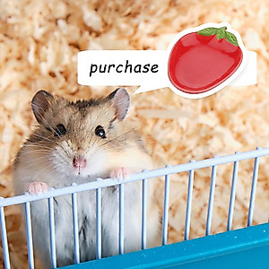 2 Pcs Hamster Ceramic Food Bowl, Cute Shape Anti-Turning Dish for Hamster Gerbil Hedgehog Guinea Pig Rat Rodent