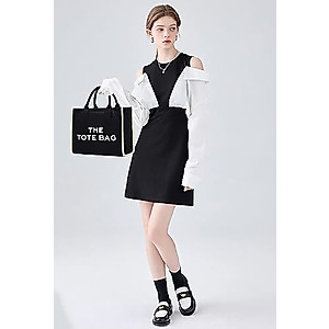 The Tote Bag For Women,Womens Tote Bags with zipper,Canvas Tote Purse Can shoulder/crossbody,Handbag