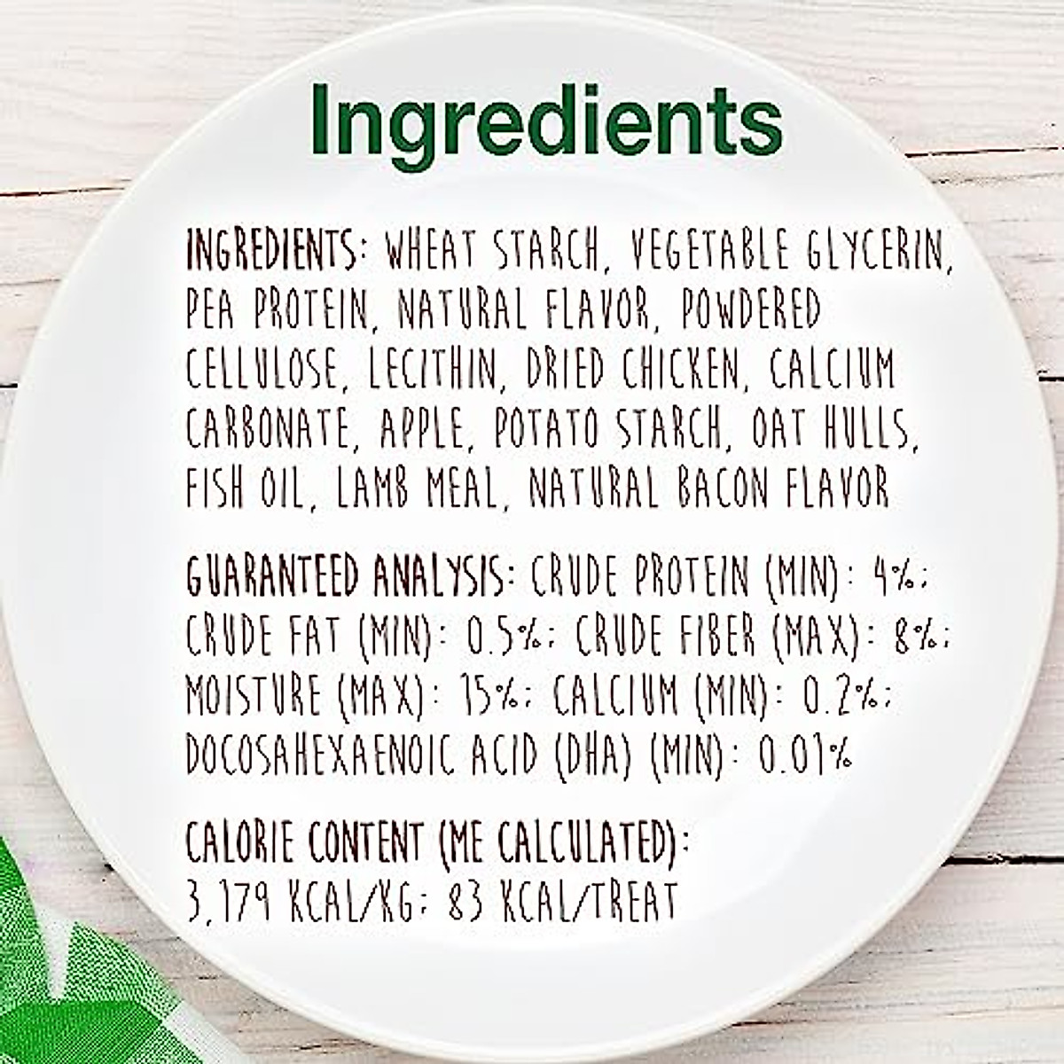 Nylabone Healthy Edibles Puppy Natural Long Lasting Dog Chew Treats Lamb & Apple Small/Regular (12 Count)